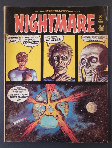 NIGHTMARE MAGAZINE #14 SKYWALD 1973 BRONZE AGE VINTAGE HORROR! FINE | eBay