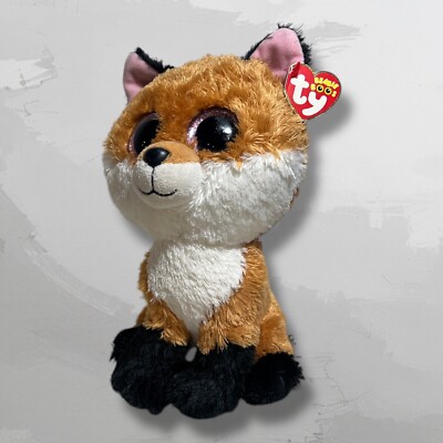 Ty Beanie Boos Slick - Fox Plush Stuffed Animal Toy 9” 885473196005| eBay