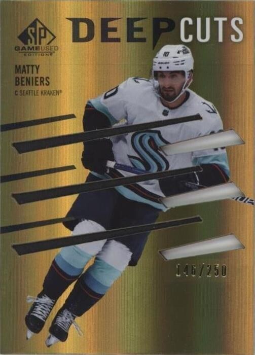 2023-24 Upper Deck SP Game Used - Deep Cuts Matty Beniers #DC-1 /250 ...