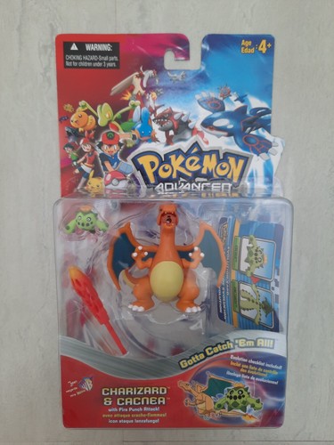 POKEMON ADVANCED CHARIZARD & CACNEA FIGURES HASBRO 2003 | eBay
