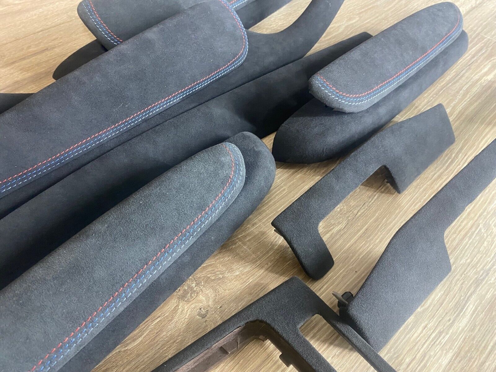 BMW E46 M3 Interior Trim Set Alcantara TRI COLOR PADS M3 COUPE | eBay
