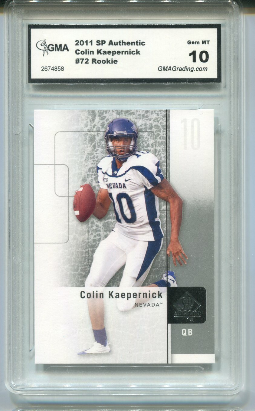 2011 Colin Kaepernick SP Authentic Rookie Gem Mint 10 #72 | eBay