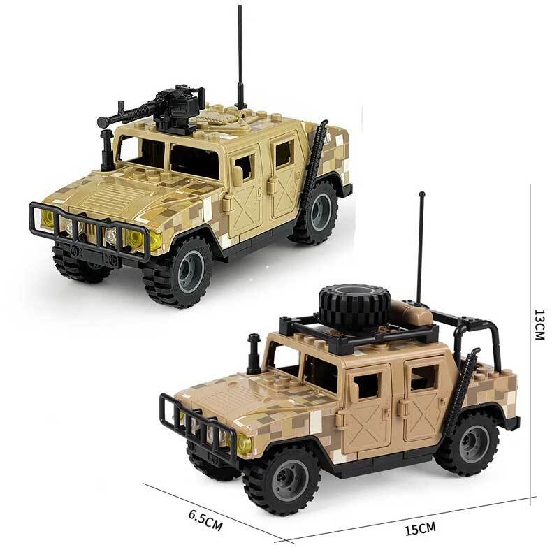 WW2 Military Vehicle Assault Amphibious Medical Truck Building Blocks ...