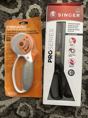 Singer 10in ProSeries Tailor Scissors - Fiskars Rotary Cutters | eBay