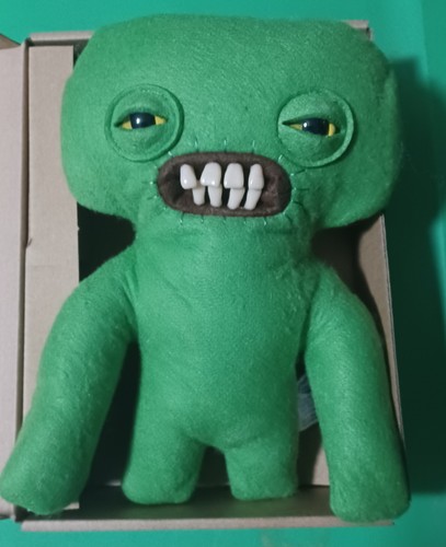 Fuggler Squidge Funny Ugly Monster 9” Stuffed Toy Spin Master Green ...