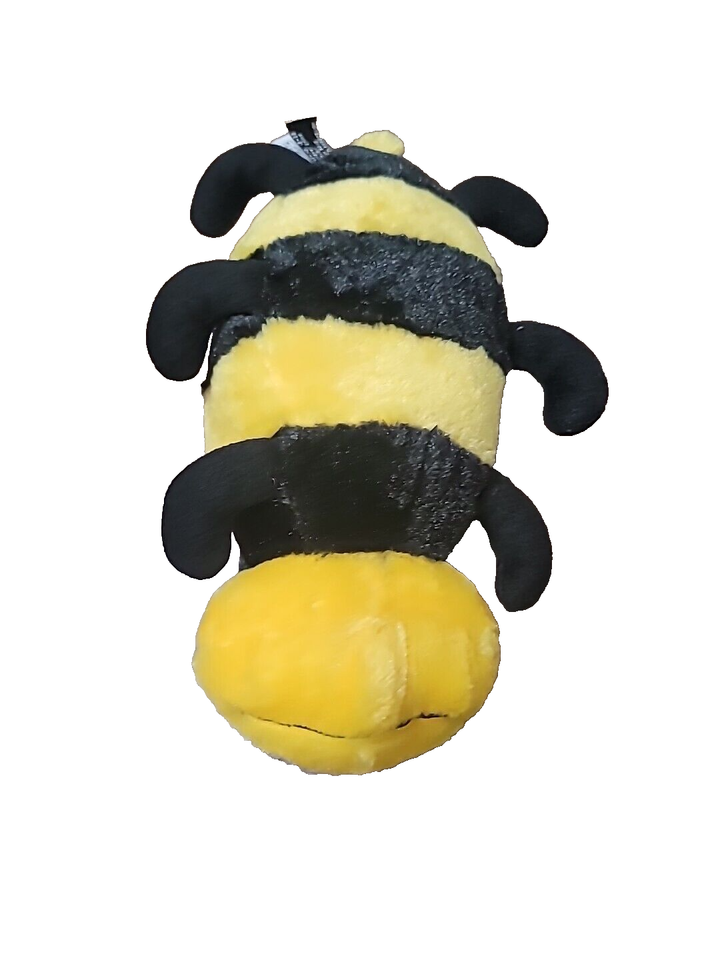 UNIPAK Plumpee Bumblebee Yellow Black Bee 12" Plush Smiling Stuffed Toy ...