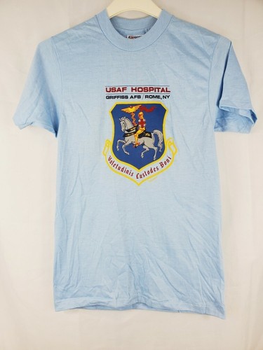 Vintage Single Stitch USAF Air Force Griffiss AFB Hospital T-Shirt Med ...