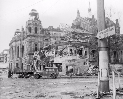 1945 WW2 Cologne Germany Autobahn Frankfurt Sign WWII Photo FL138 | eBay
