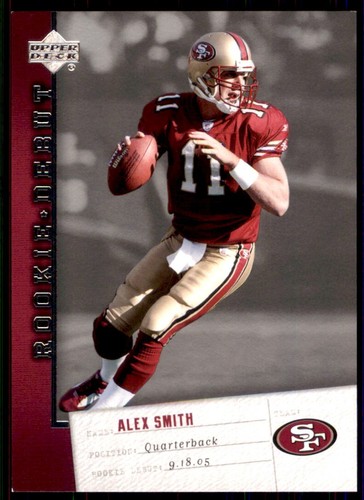 2006 Upper Deck Rookie Alex Smith Rookie San Francisco 49ers #82 | eBay