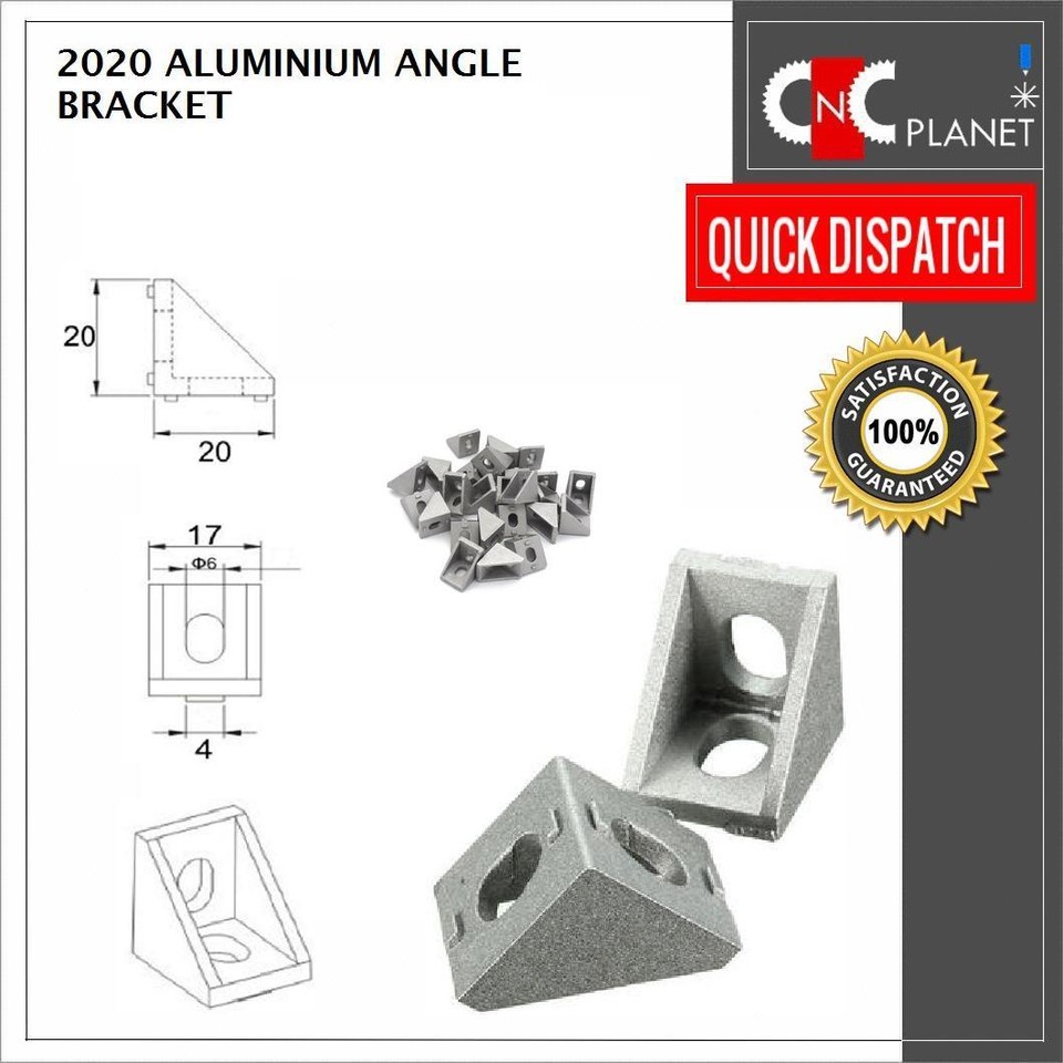 2020 3030 4040 45 6060 8080 Aluminium Profile L Corner Joint Right ...