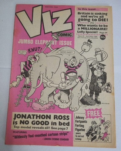 UK Comics Viz Magazine Number 29 April/May 1988 Collectable Adult ...