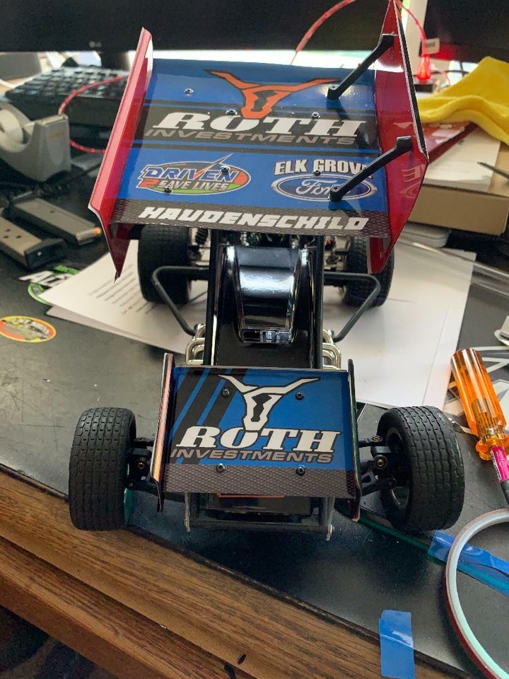 losi mini sprint, slider 1/18 wrap kit decal sticker NOS SHELDON ...