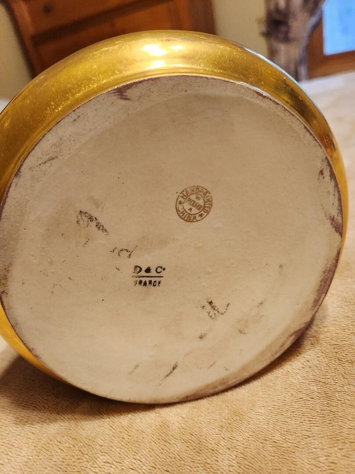 Large Limoges Pickard Hand Painted Poppy Vase, Artist Signed | eBay