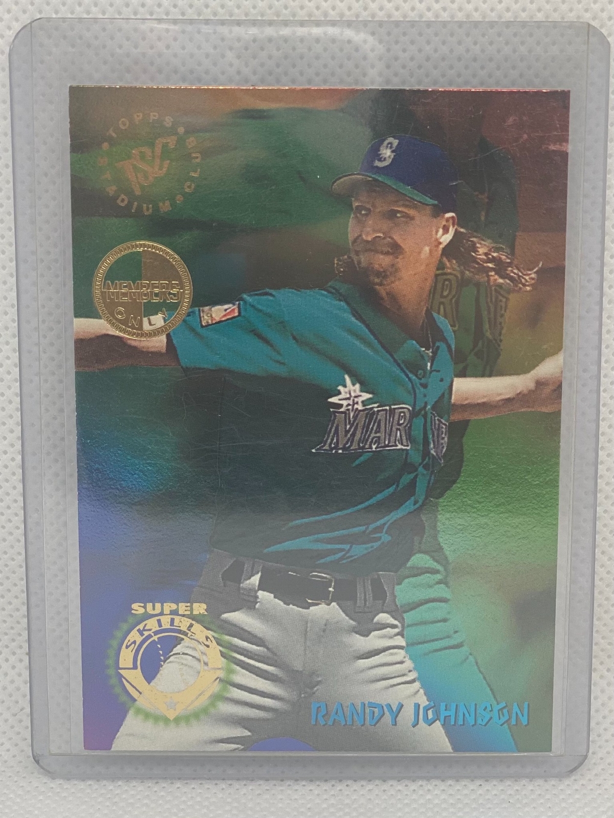 RANDY JOHNSON 1995 TOPPS STADIUM CLUB MEMBERS ONLY SUPER SKILLS #20 | eBay