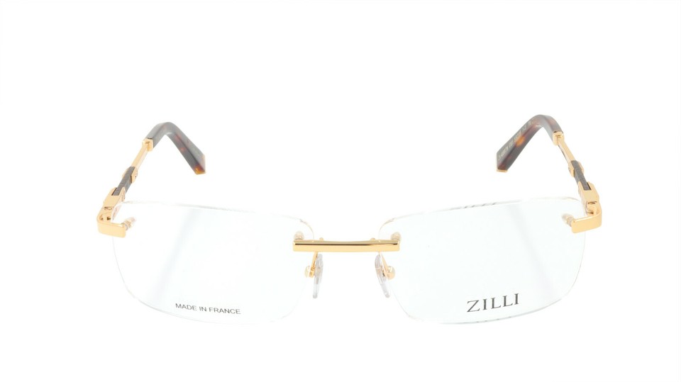 ZILLI Eyeglasses Frame Titanium Acetate Leather France Made ZI 60028 ...