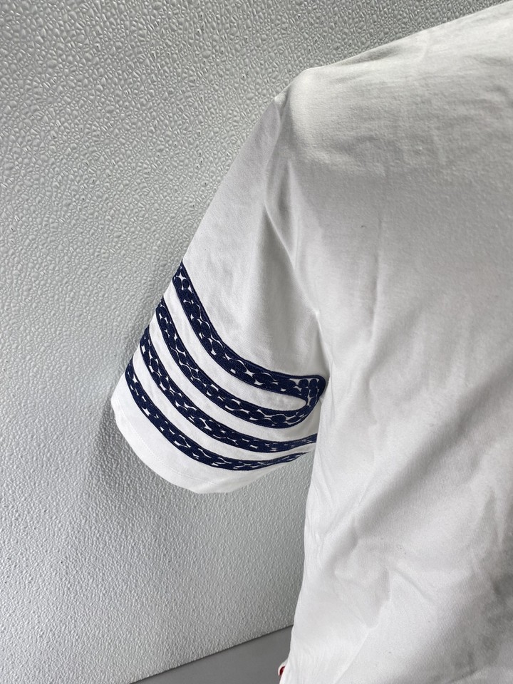 Thom Browne Mens Snake Embroidery Cotton T-Shirt Size S/FR 1 White | eBay