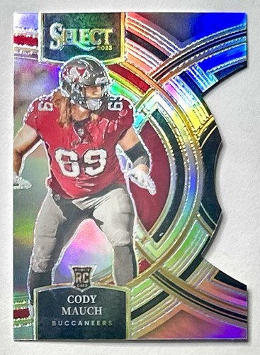 2023 Select Cody Mauch Silver Die-Cut Prizm Refractor Rookie SP RC #133 ...