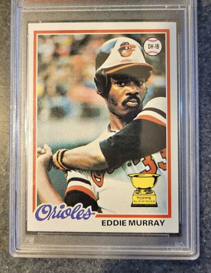 1978 Topps #36 Eddie Murray Baltimore Orioles RC Rookie HOF PSA 9 MINT ...