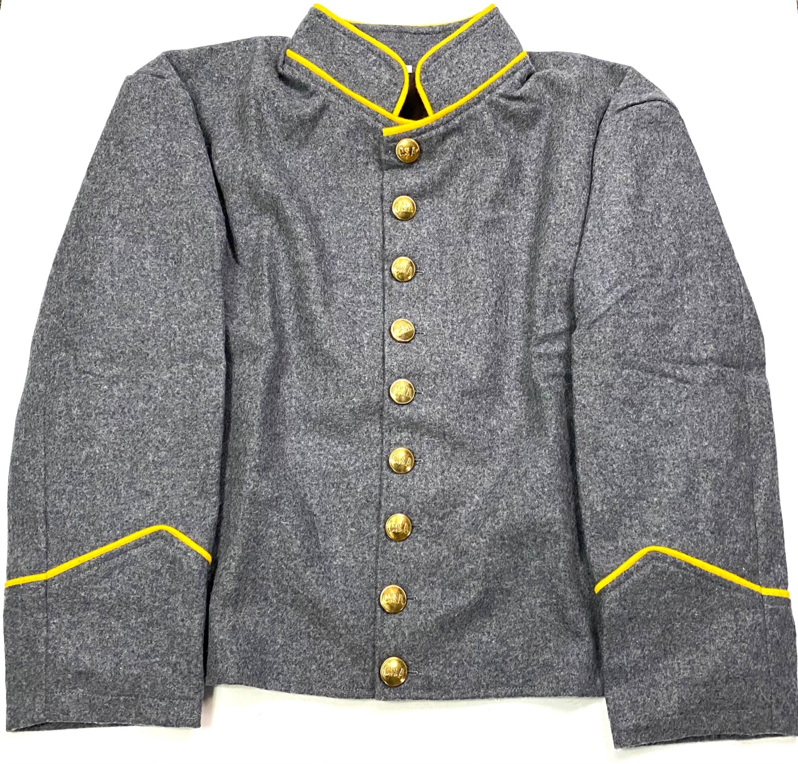 CIVIL WAR CS CSA CONFEDERATE CAVALRY SHELL JACKET-LARGE 44R | eBay