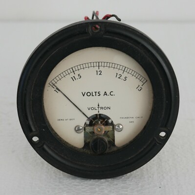 Vintage Voltron Model 131.939 Expanded Scale AC Voltmeter | eBay