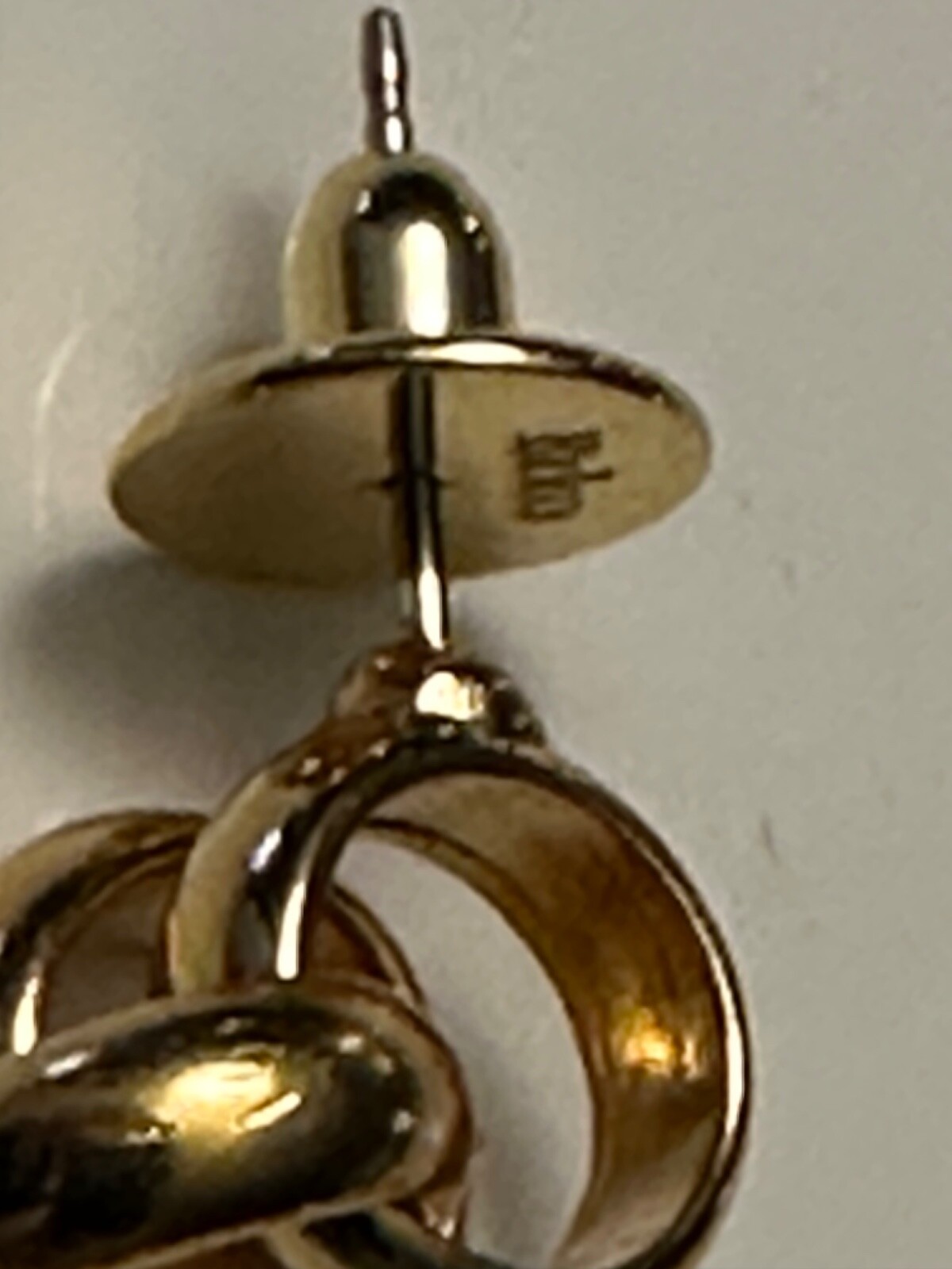 $95.00 BIKO Axel Chainlink Studs - Gold Made in Canada | eBay