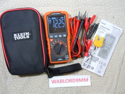 KLEIN TOOLS MM450 TRMS MULTIMETER WITH ACCESSORIES + KLEIN CASE ...