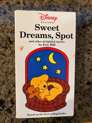 Disney Sweet Dreams, Spot VHS Video -Eric Hill | eBay