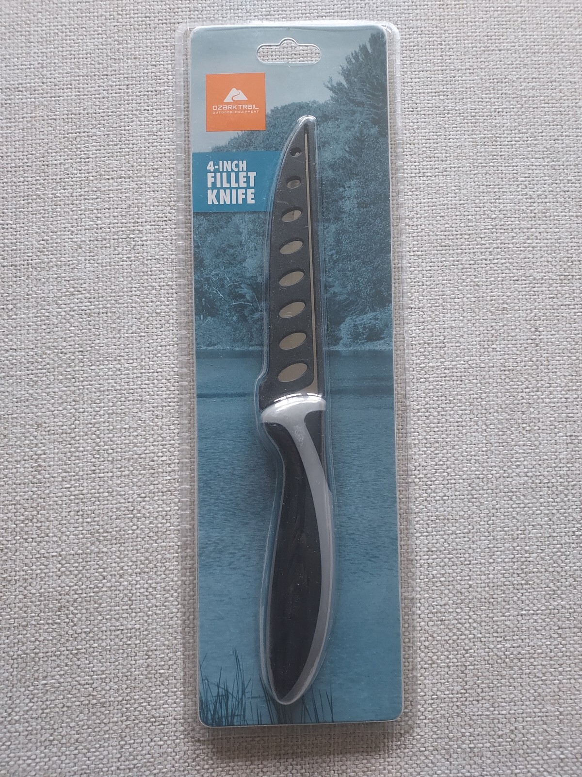 Ozark Trail 4-inch Fillet Knife Soft Grip Handle With Protective Sheath ...