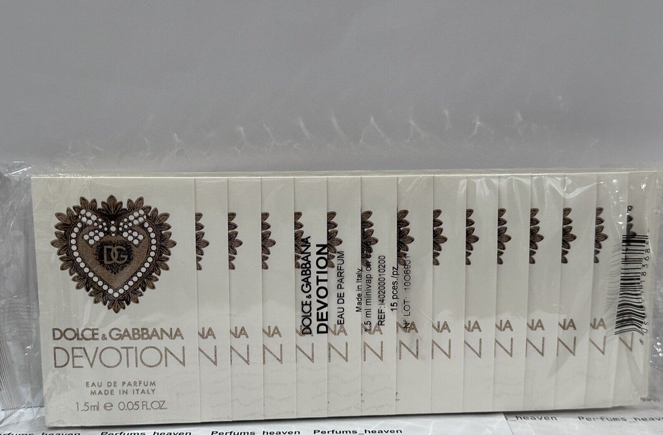 15 PCS Dolce & Gabbana Devotion EDP 1.5ml / .05fl oz Perfume Spray ...