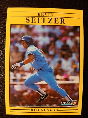 KEVIN SEITZER ROYALS 1991 FLEER BASEBALL CARD #569 | eBay