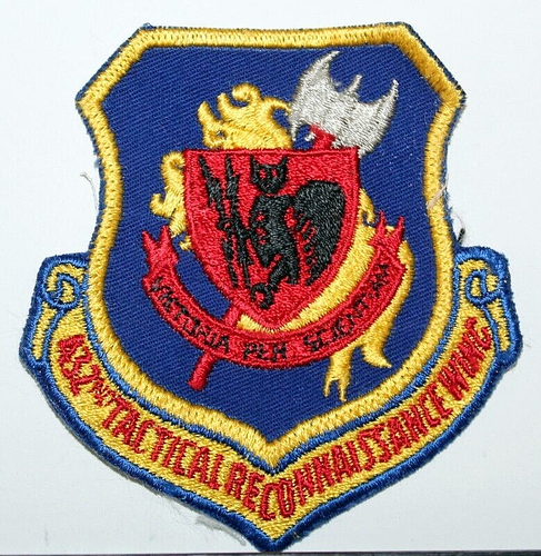 USAF 432d Tactical Reconnaissance Wing Large Full Color Insignia Badge Patch | eBay
