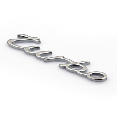 3D Car Auto Emblem Badge Sticker Decal For Turbo Silver 1.6T 1.8T 2.0T ...
