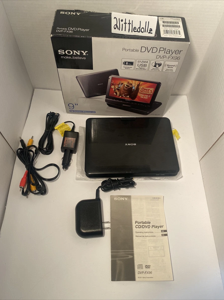 Sony Portable Dvd Player Box