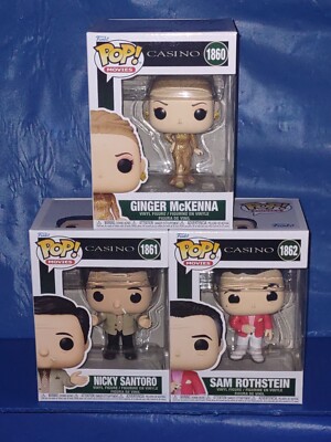 Casino Funko Pop Vinyl Figures Sam Rothstein Nicky Santoro Ginger ...