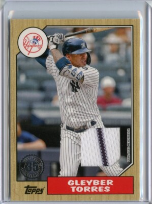 2022 Topps '87 Topps Relics #87RGT Gleyber Torres | eBay