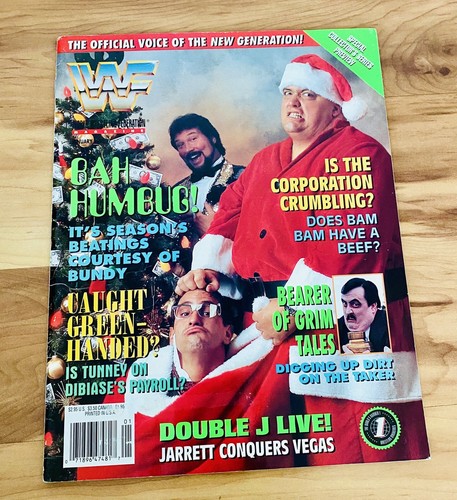 WWF Magazine January 1995 WWE Wrestling Christmas Special Rare | eBay