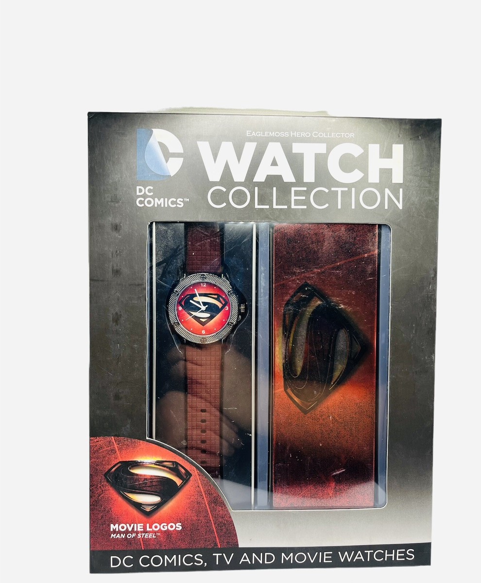 New Superman Watch Man of Steel Movie Logo DC Collection #7 New Superman Watch Man of Steel Movie Logo DC Collection #7