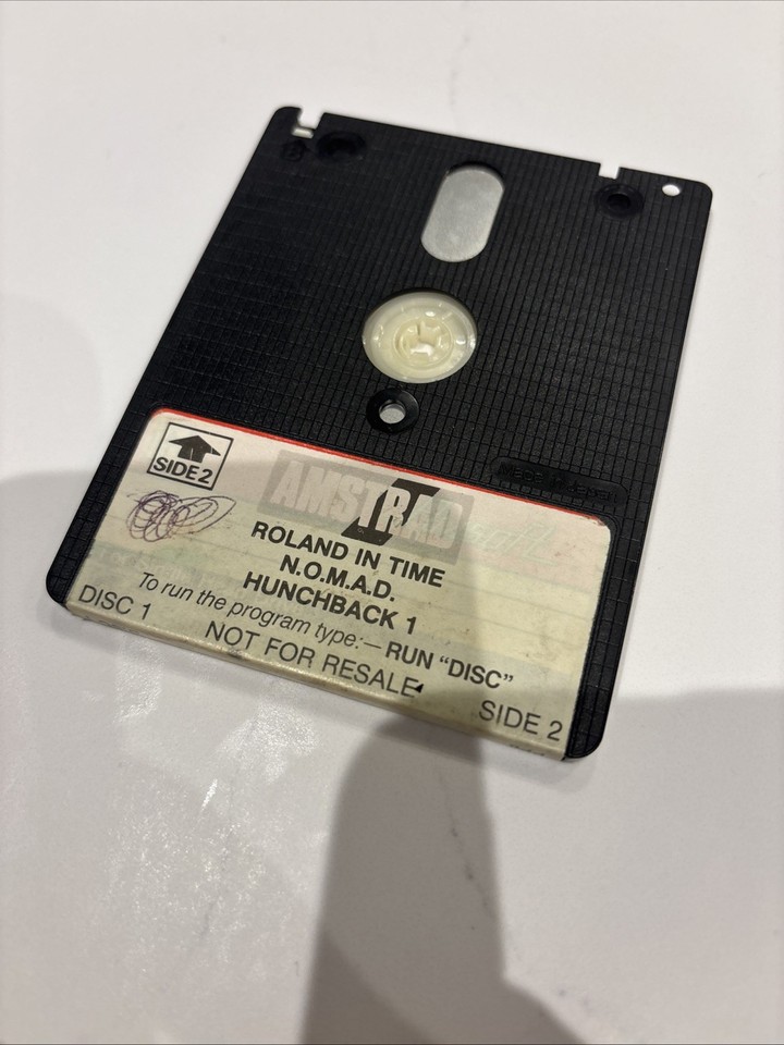 Amstrad Rare Compilation Floppy Disk Games X2 CPC 6128 Untested Vintage ...