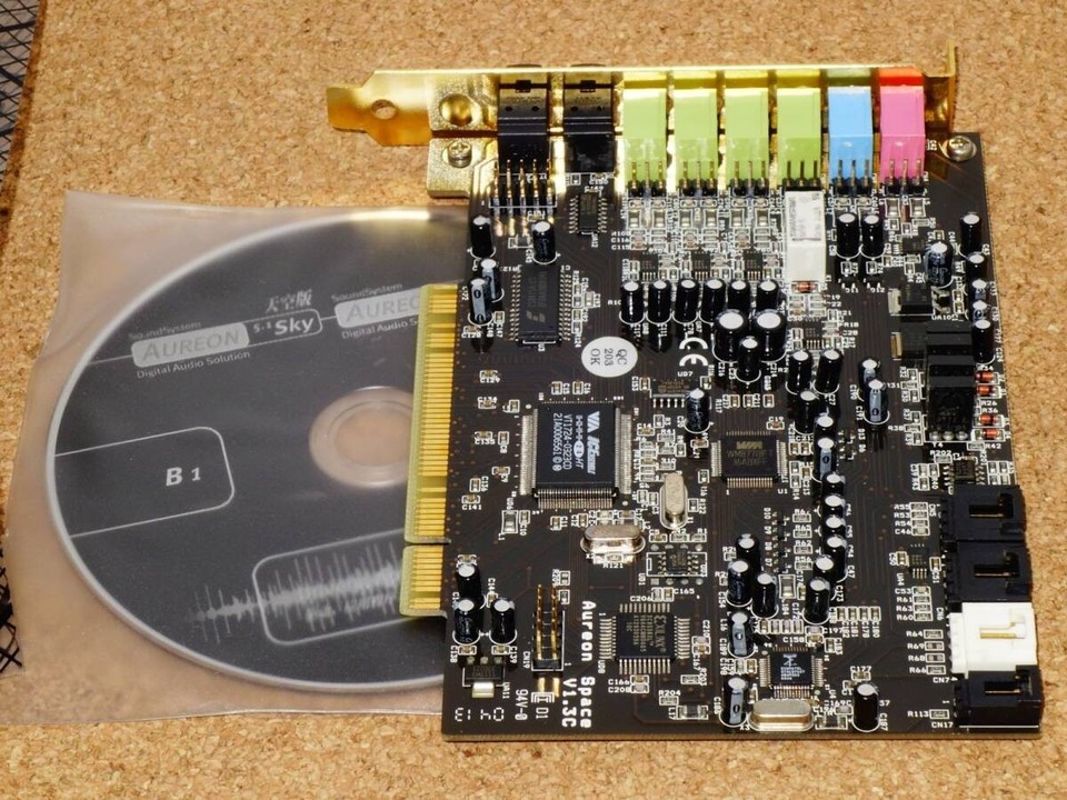 Terratec Aureon 7.1 Space PCI Sound Card ENVY24 Chip Used | eBay UK