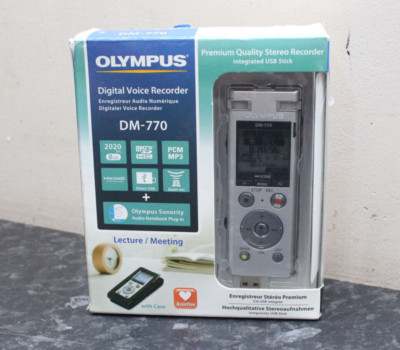 Olympus DM-770 Digital Voice Recorder Dictation Machine Dictaphone ...
