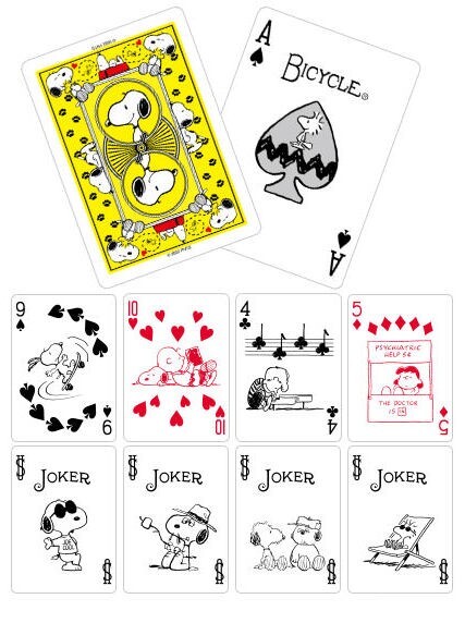 Bicycle Peanuts Snoopy Playing Cards Vol.2 / Trump Cards Rare for sale ...
