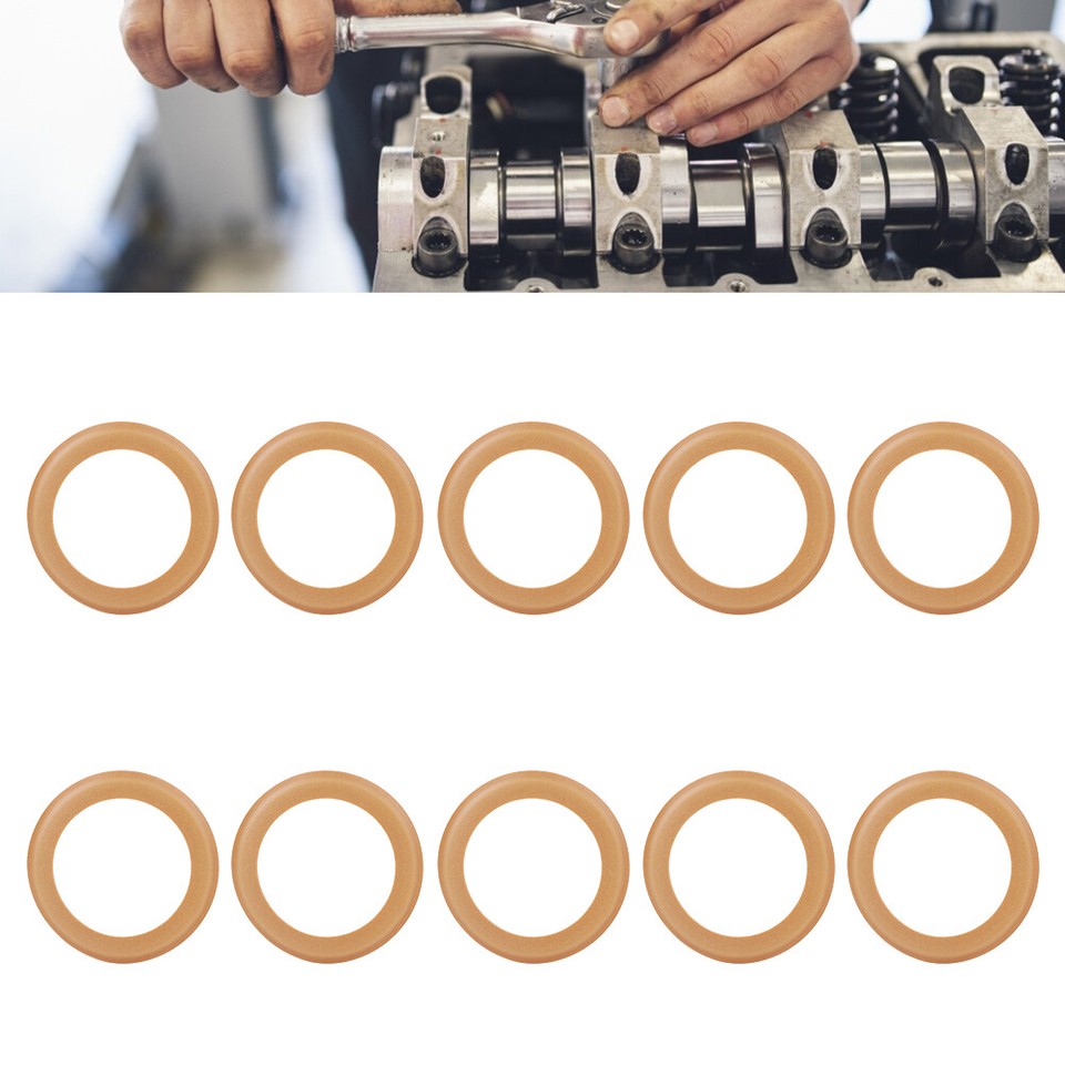 10PCs Cylinder Rubber Ring High Insulation Pump Piston Rings For 1100w ...