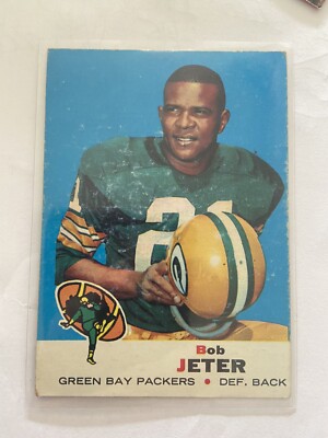 1969 Topps Bob Jeter #7 Iowa Hawkeyes | eBay