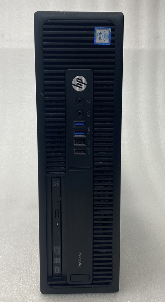 HP ProDesk 600 G2 SFF Desktop Core i7-6700 @ 3.4GHz 24GB RAM 1TB HDD NO ...