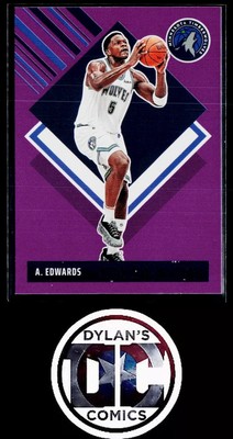 2024-25 Hoops #286 Anthony Edwards Purple Minnesota Timberwolves | eBay
