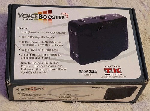 Aker VoiceBooster MR2300 20watt Portable Voice Amplifier NEW - OPEN BOX ...
