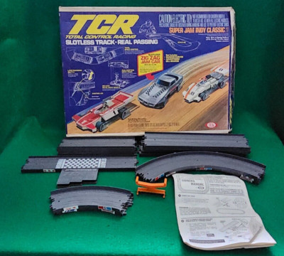 VINTAGE TCR Total Control Racing Super Jam Indy Classic Race Set TRACK ...