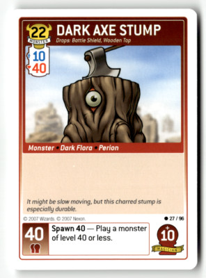 Maplestory TCGi - Dark Axe Stump - SET 1 - Wizards | eBay