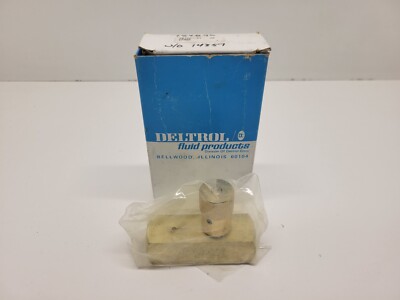 NEW OLD STOCK! DELTROL FLUID PRODUCTS FLOW CONTROL VALVE EF30B 10120-51 ...