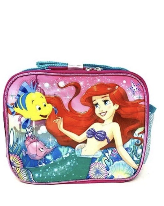 Disney Little Mermaid Ariel Girl School Lunch Box (Brand New/Authentic ...